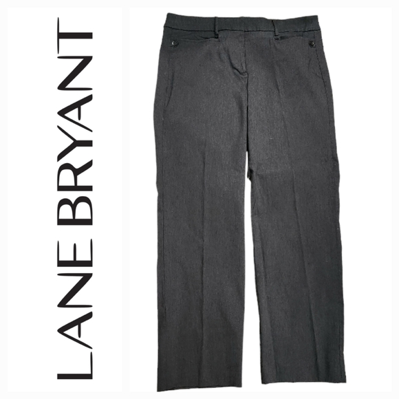 Lane Bryant | Pants & Jumpsuits | Lane Bryant Gray Business Casual ...